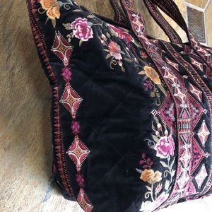 Johnny Was | Bags | Nwt Johnny Was Quilted Embroidered Velvet Tote ...